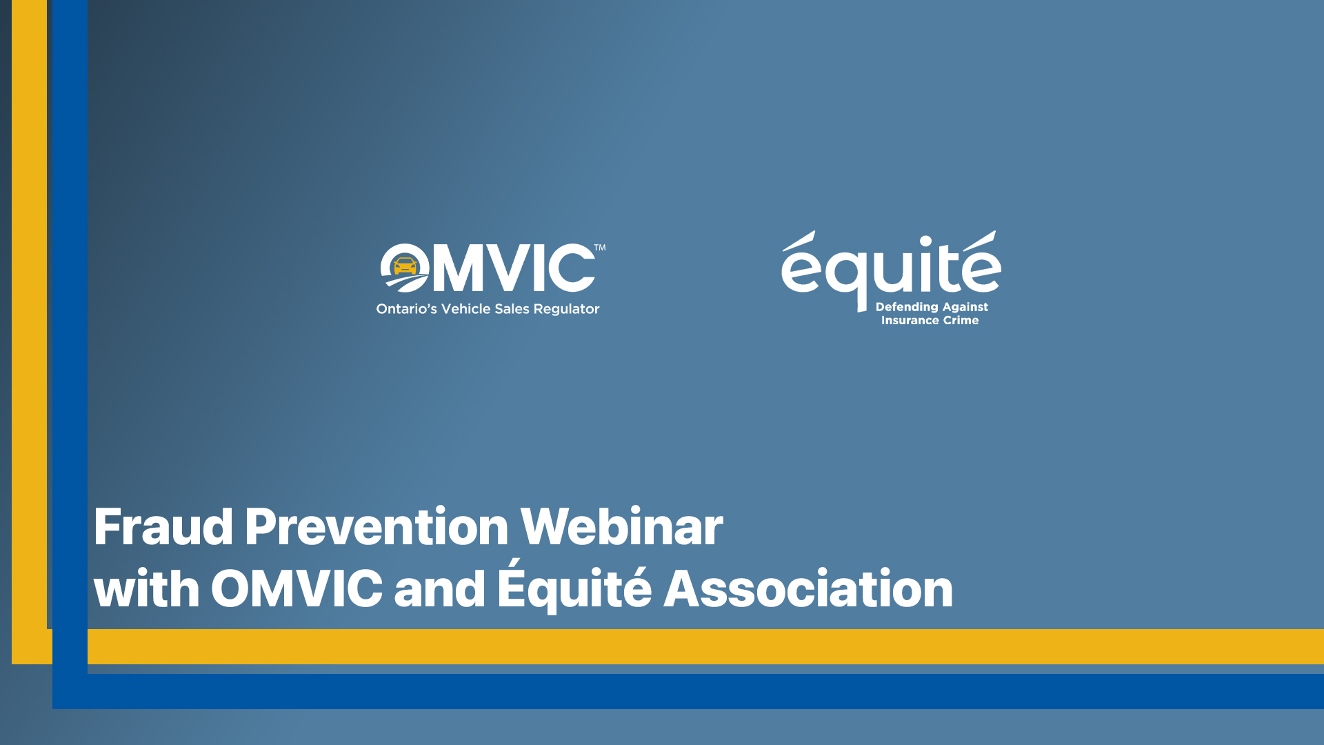 Fraud Prevention Awareness | OMVIC